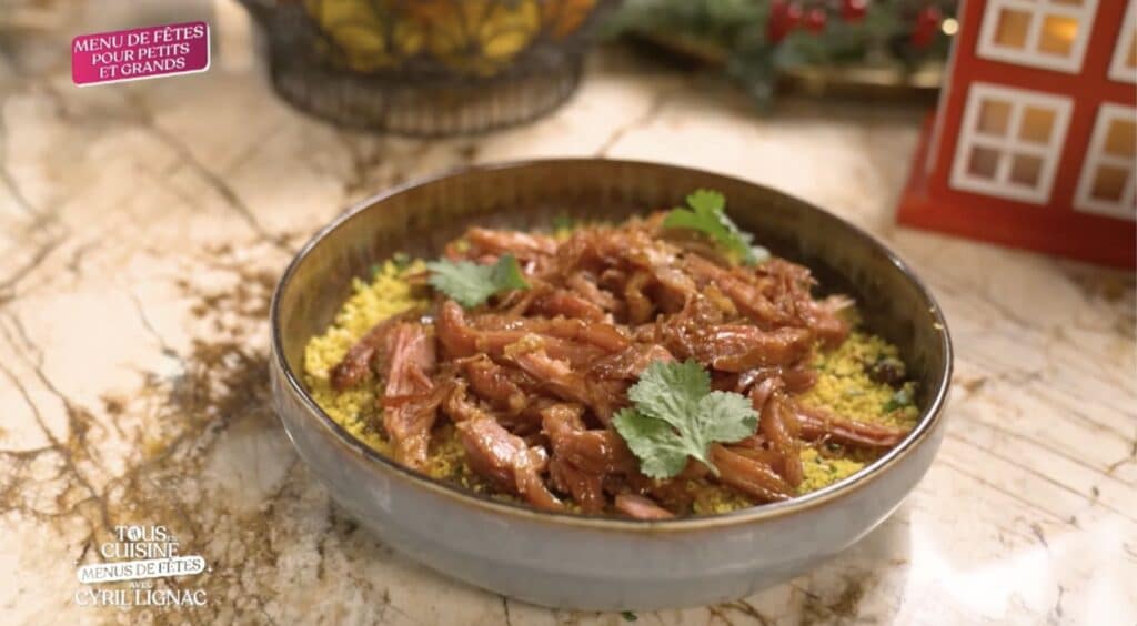 Tous en cuisine avec Cyril Lignac : recette d'effiloché de cochon aux ...