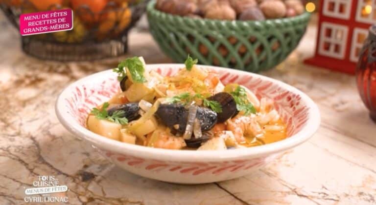 Tous en cuisine avec Cyril Lignac : recette de Navarin de la mer