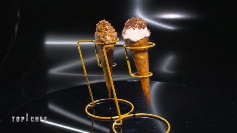 Top Chef : recette cornets glacés aux fruits de mer